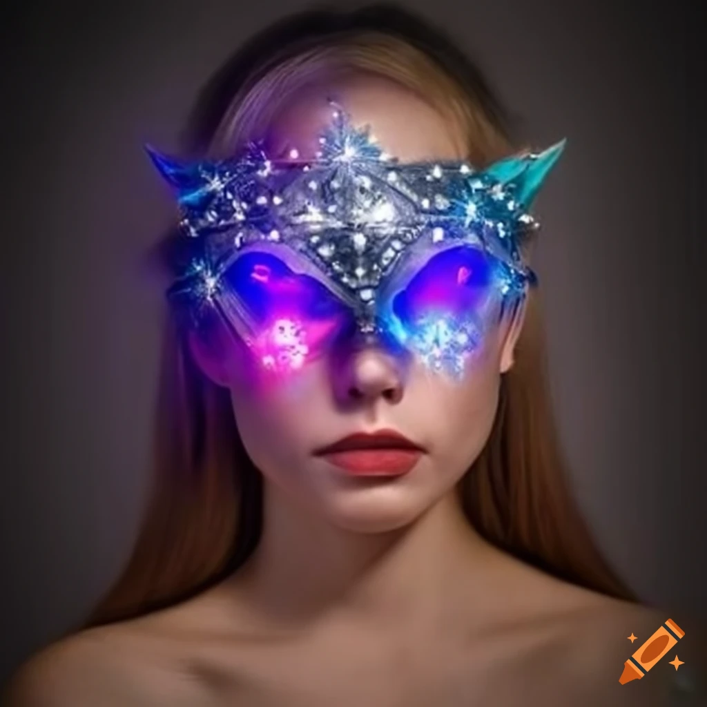 Fantasy star mask on Craiyon