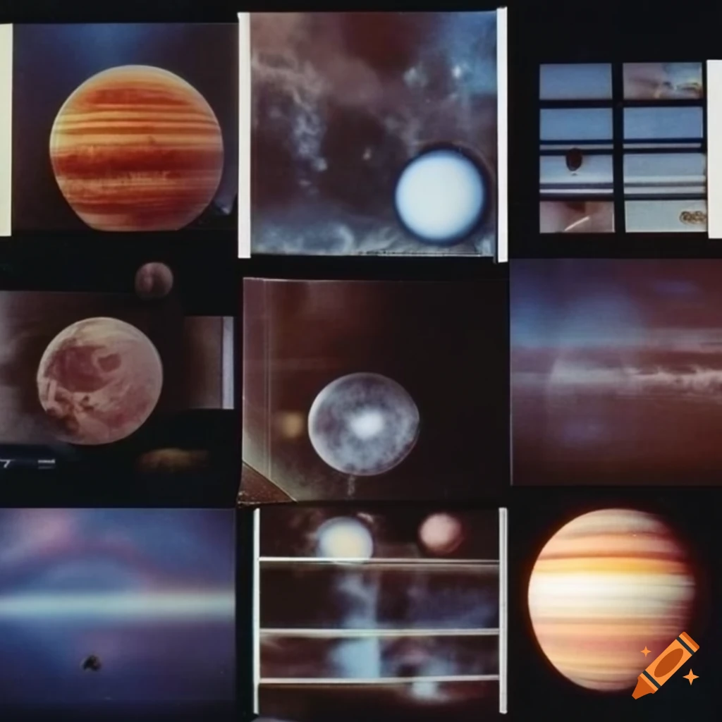 Photographic Collage: 1970's NASA slides with secret 'Voyager 1 ...