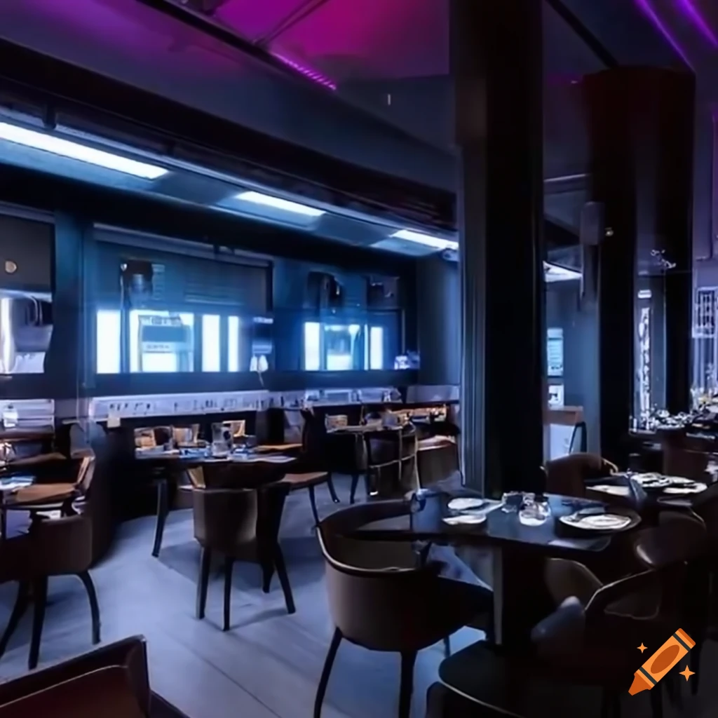 Fully automated ai restaurant on Craiyon