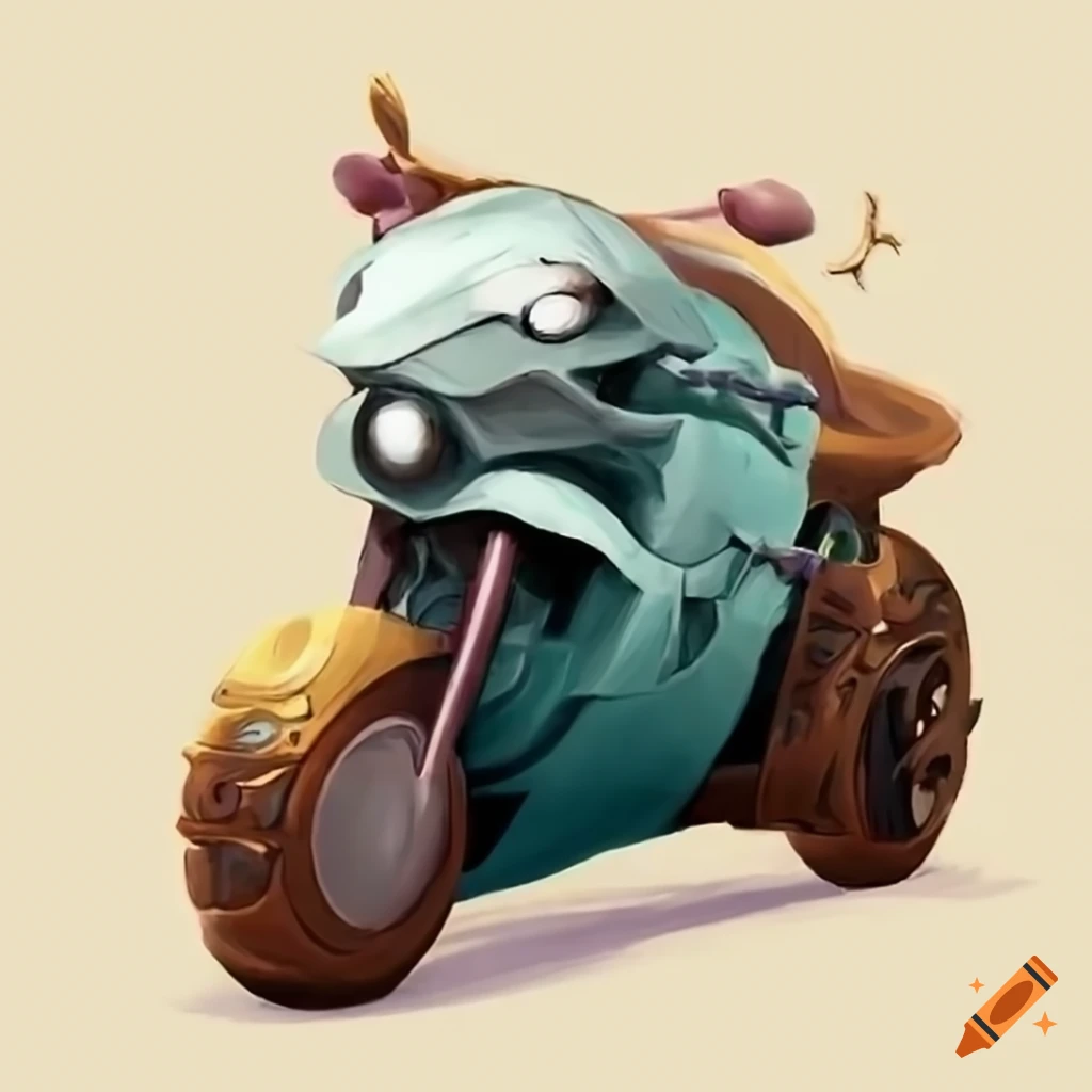 Fantasy bike on Craiyon