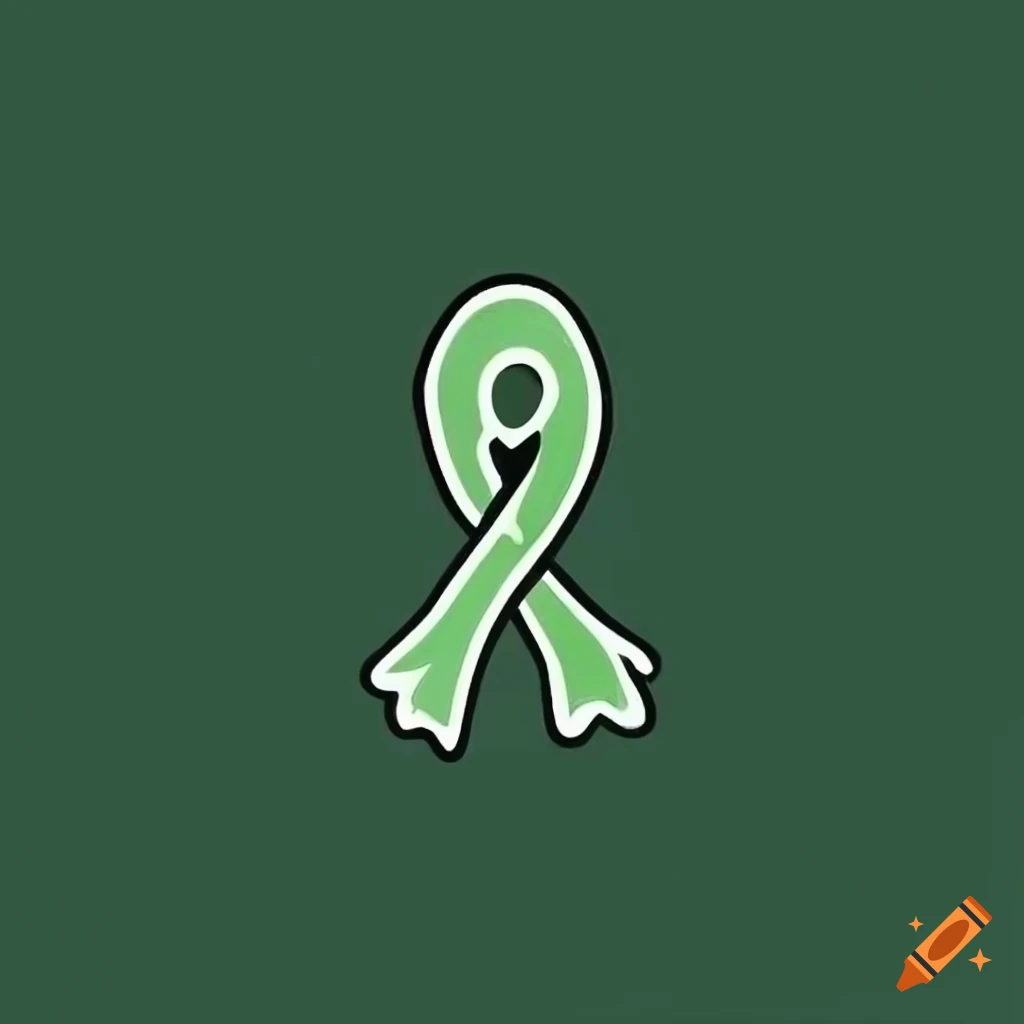 Minimalist logo design with an aesthetic algae cancer theme on Craiyon
