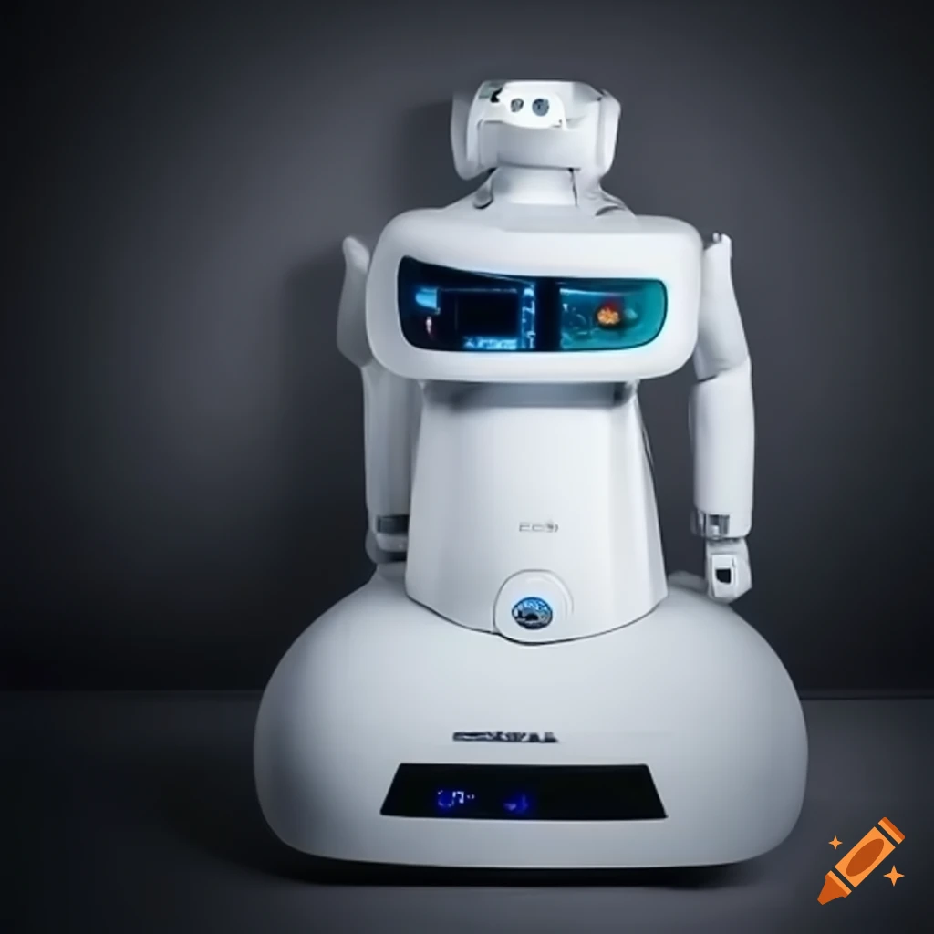 Hospital robot managing inventory of patient belongings on Craiyon