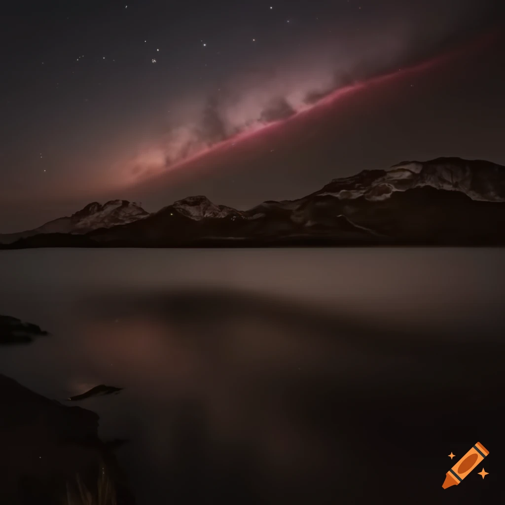 Alien landscape on Craiyon