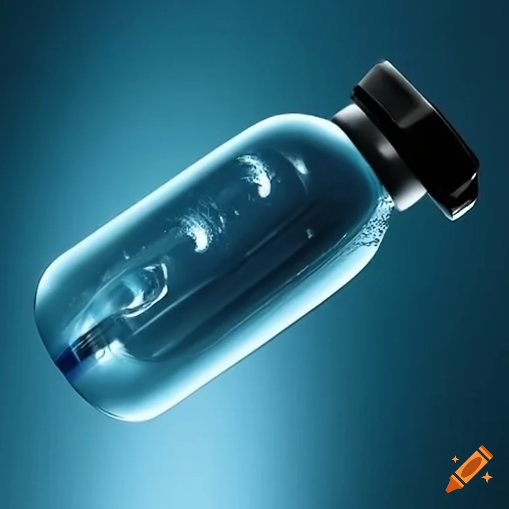 Futuristic smartbottle with advanced sensors and innovative ...