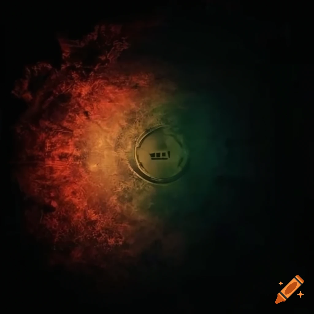 Intense metal album cover with dark and grungy graphics on Craiyon