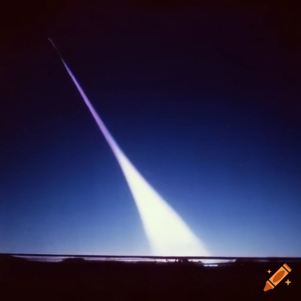 1970's NASA space mission slide of alien world refinery view from ...