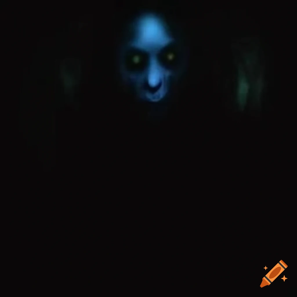 Transparent soul manifesting in a house with a creepy ghost or angelic ...