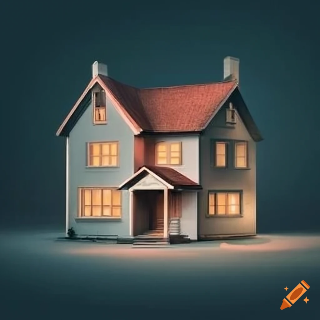 House photo placeholder on Craiyon