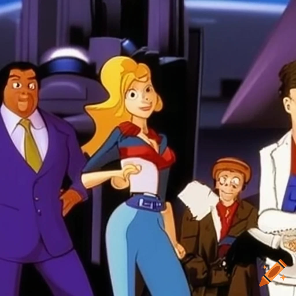 Promotional image for duty free future cgi animated series on Craiyon