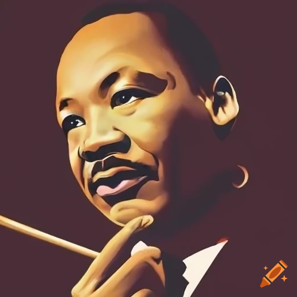 Martin luther king speech on Craiyon