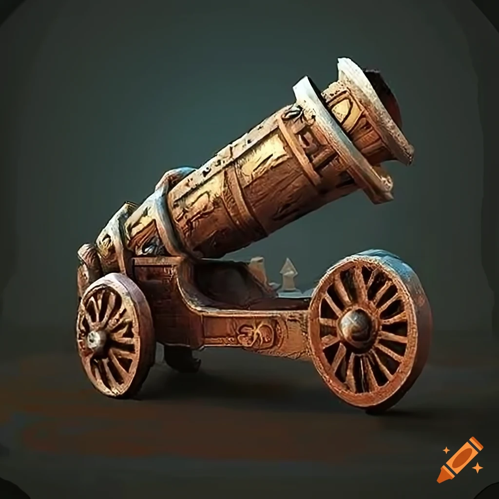 Fantasy cannon on Craiyon