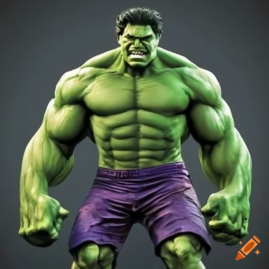 The hulk character on Craiyon