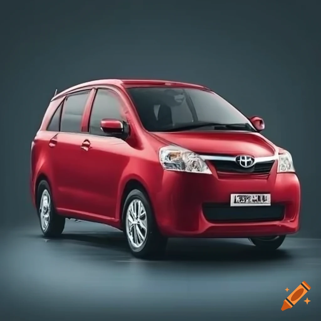 Red toyota rus2013 car on Craiyon