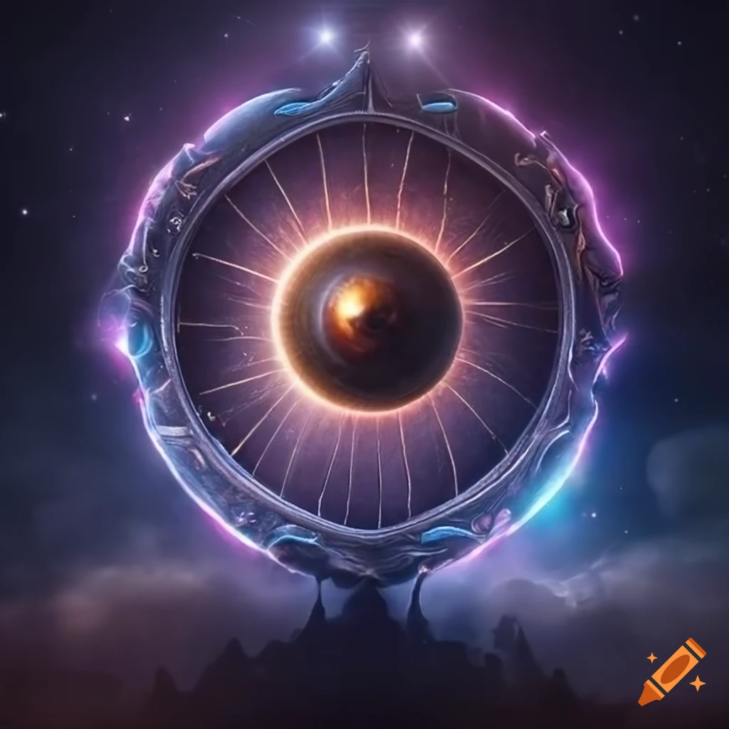 Fantasy star shield on Craiyon