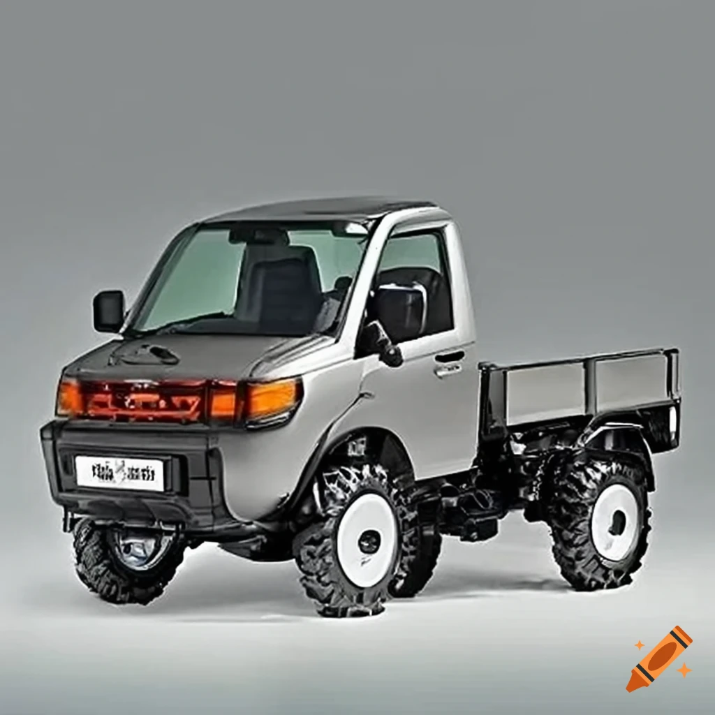 Mini truck for agricultural use with short nosed mini-unimog style and ...