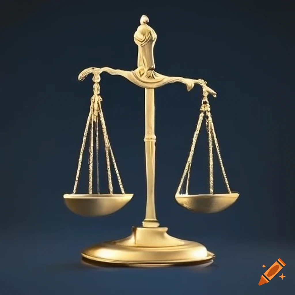 Justice scale on Craiyon