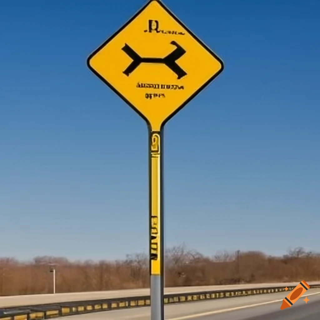 Interstate sign with directions on Craiyon