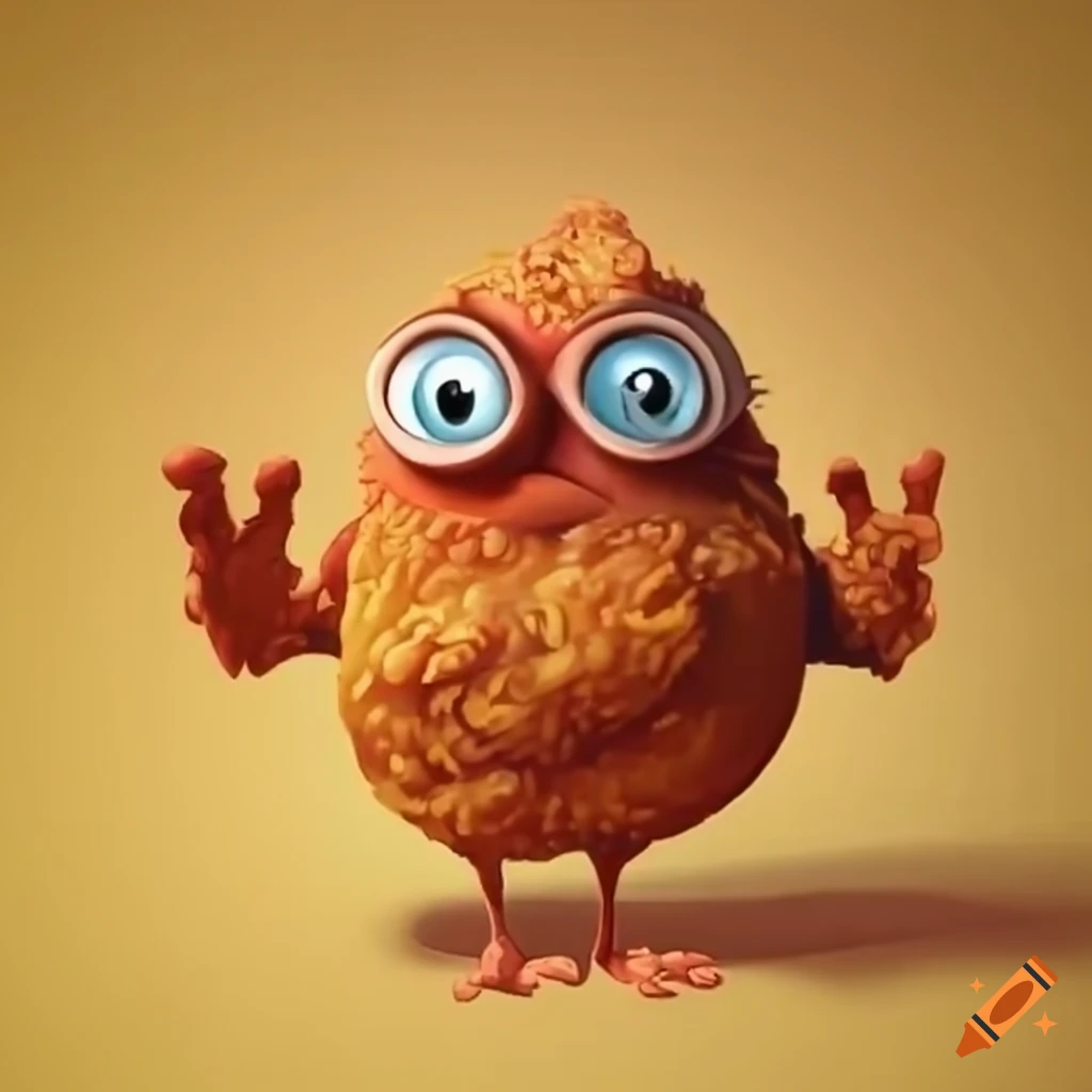 Chicken fried animation on Craiyon
