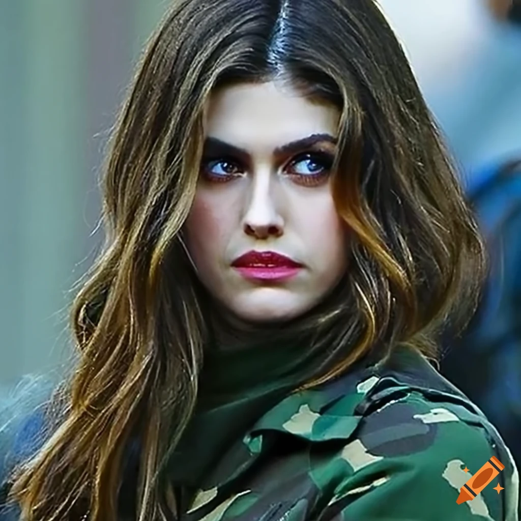 A captivating hybrid of delicate features and piercing gaze on Craiyon