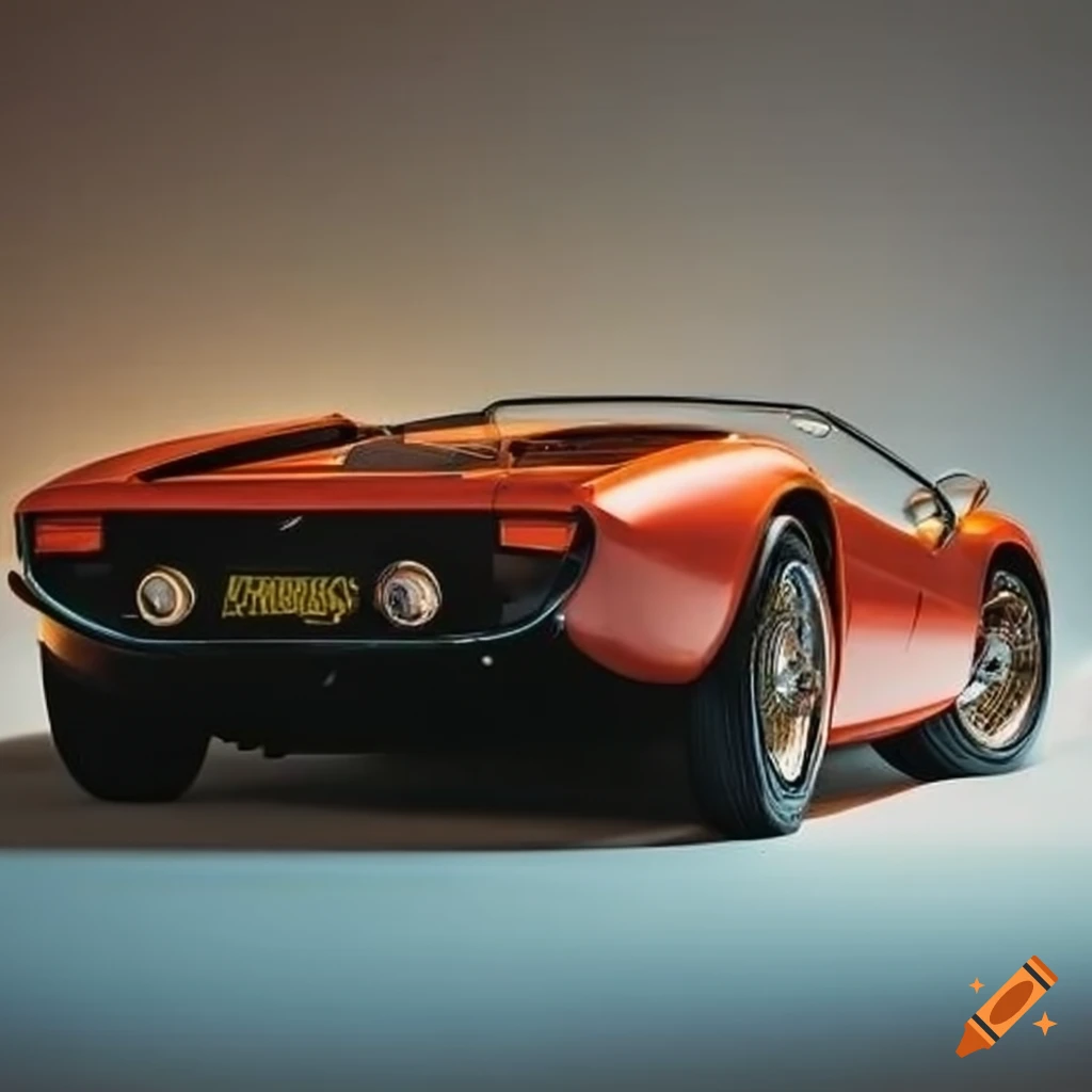 Vintage lamborghini speedster on Craiyon