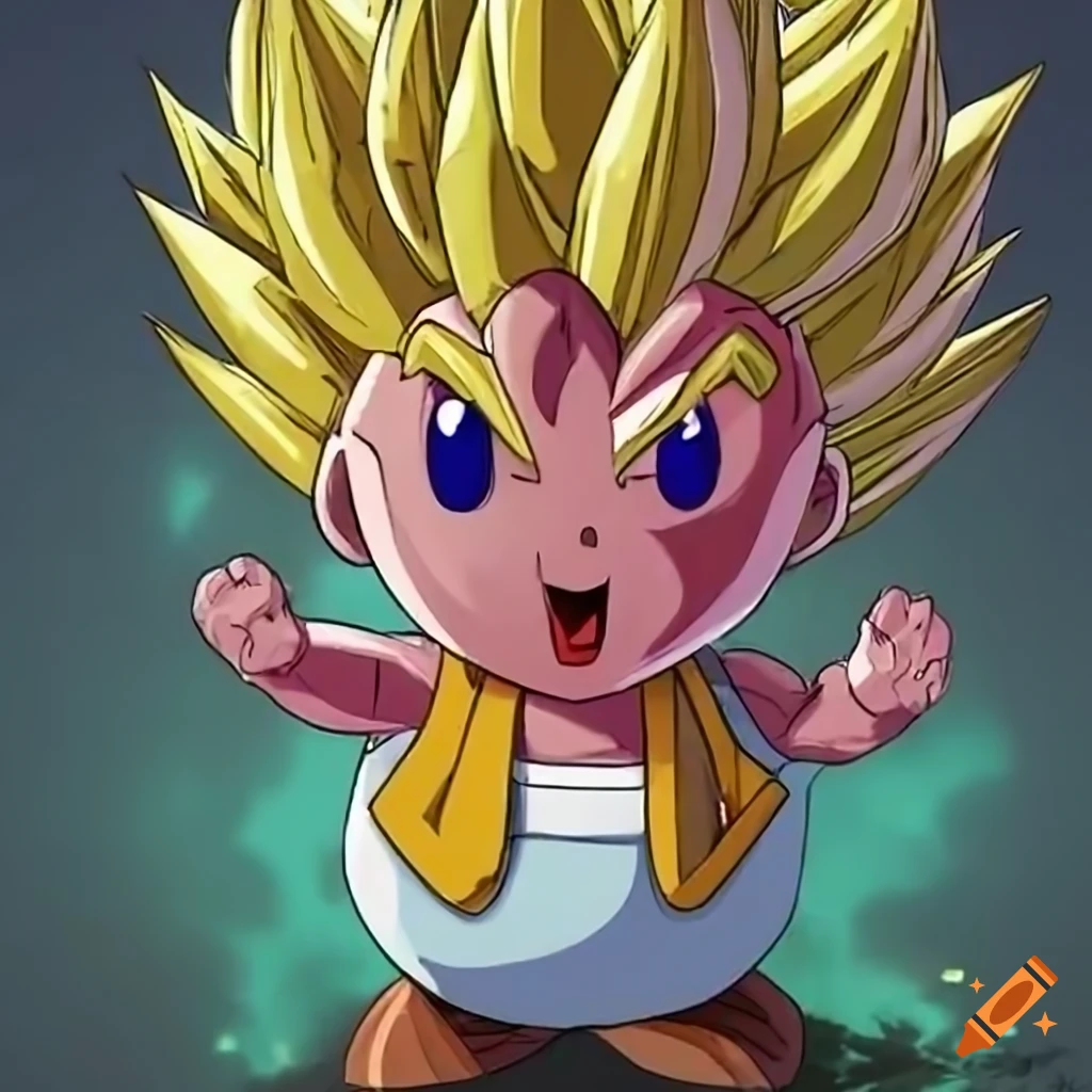 Super saiyan toad on Craiyon