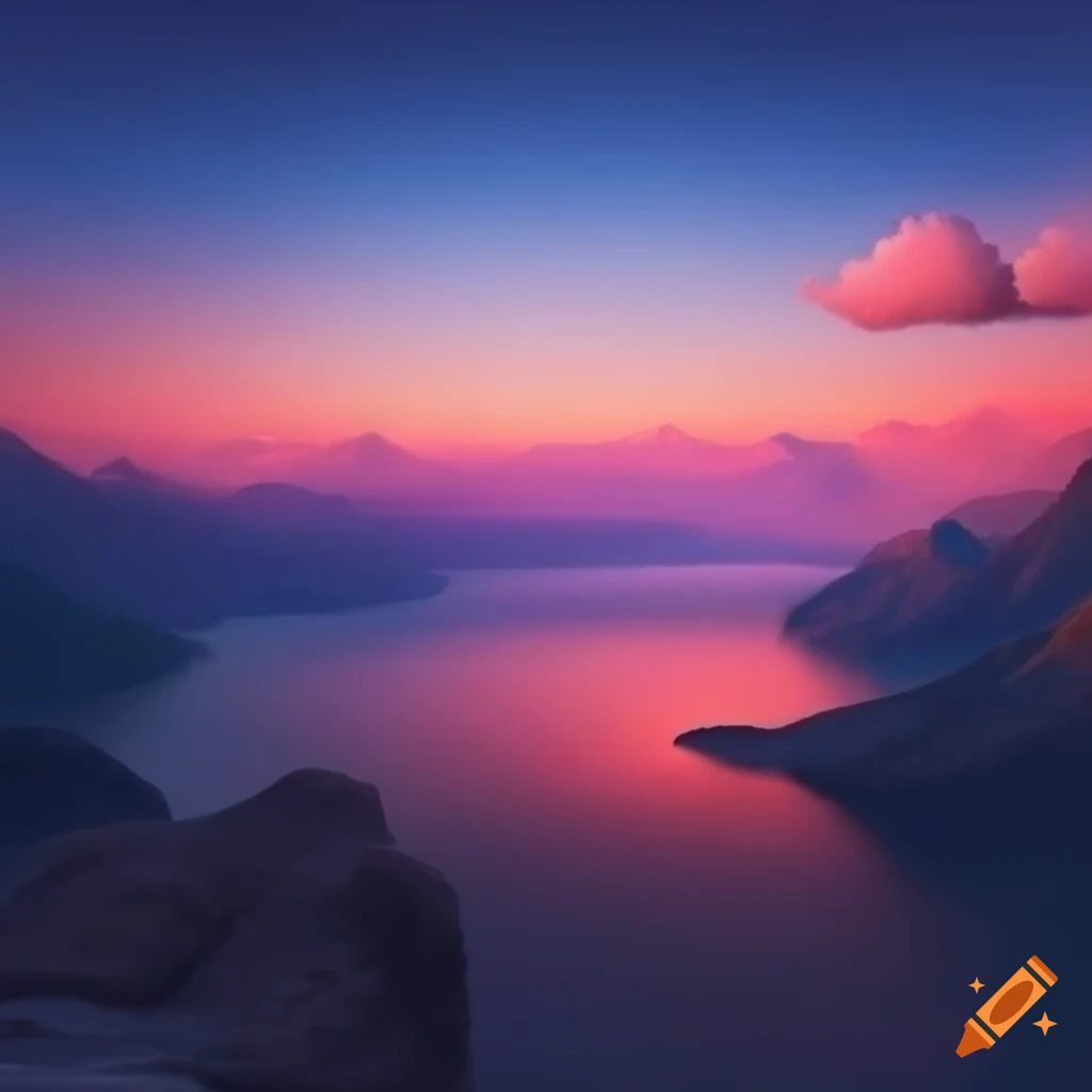 Beautiful real life landscape on Craiyon