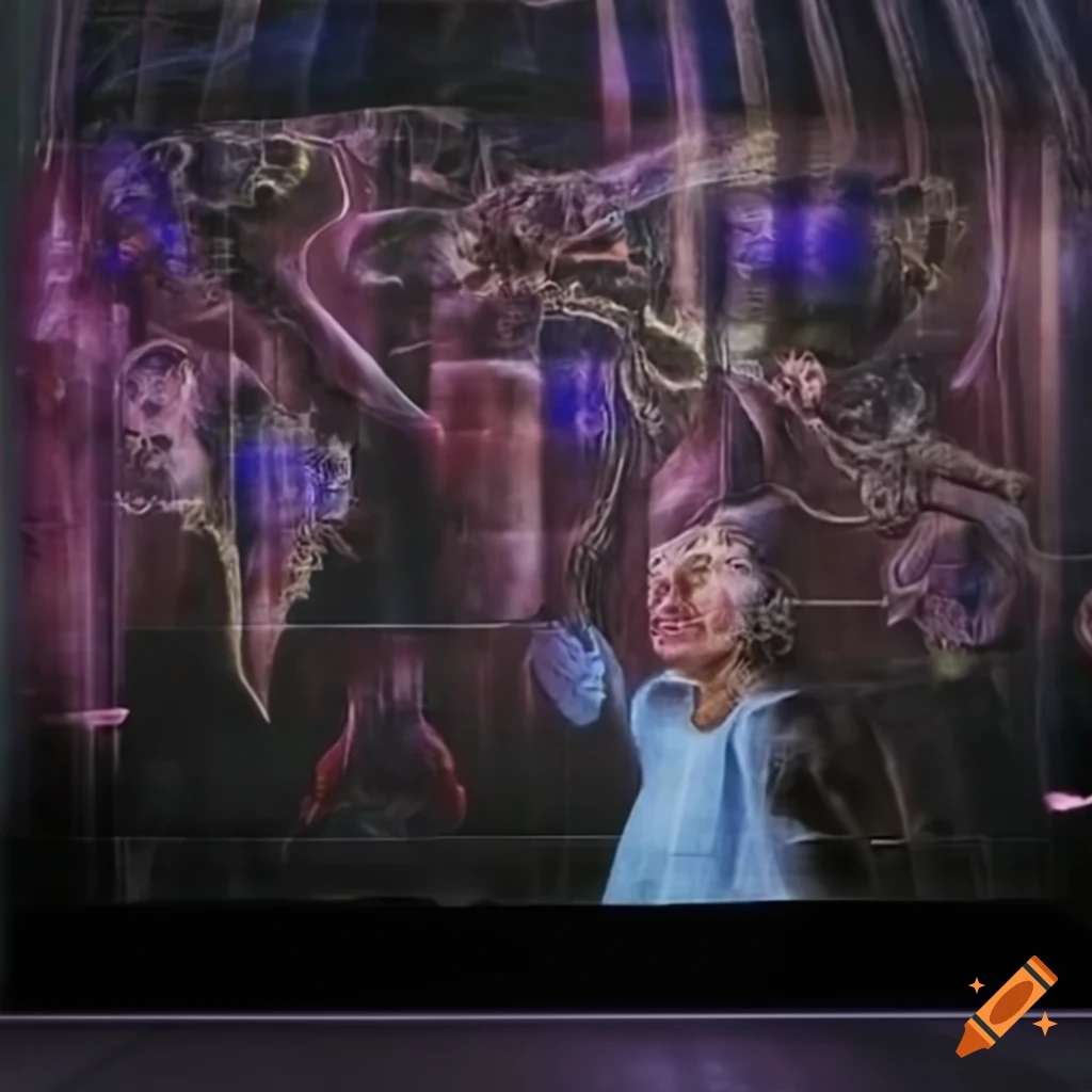 Digital art merging German history, culture, politics, technology, and ...