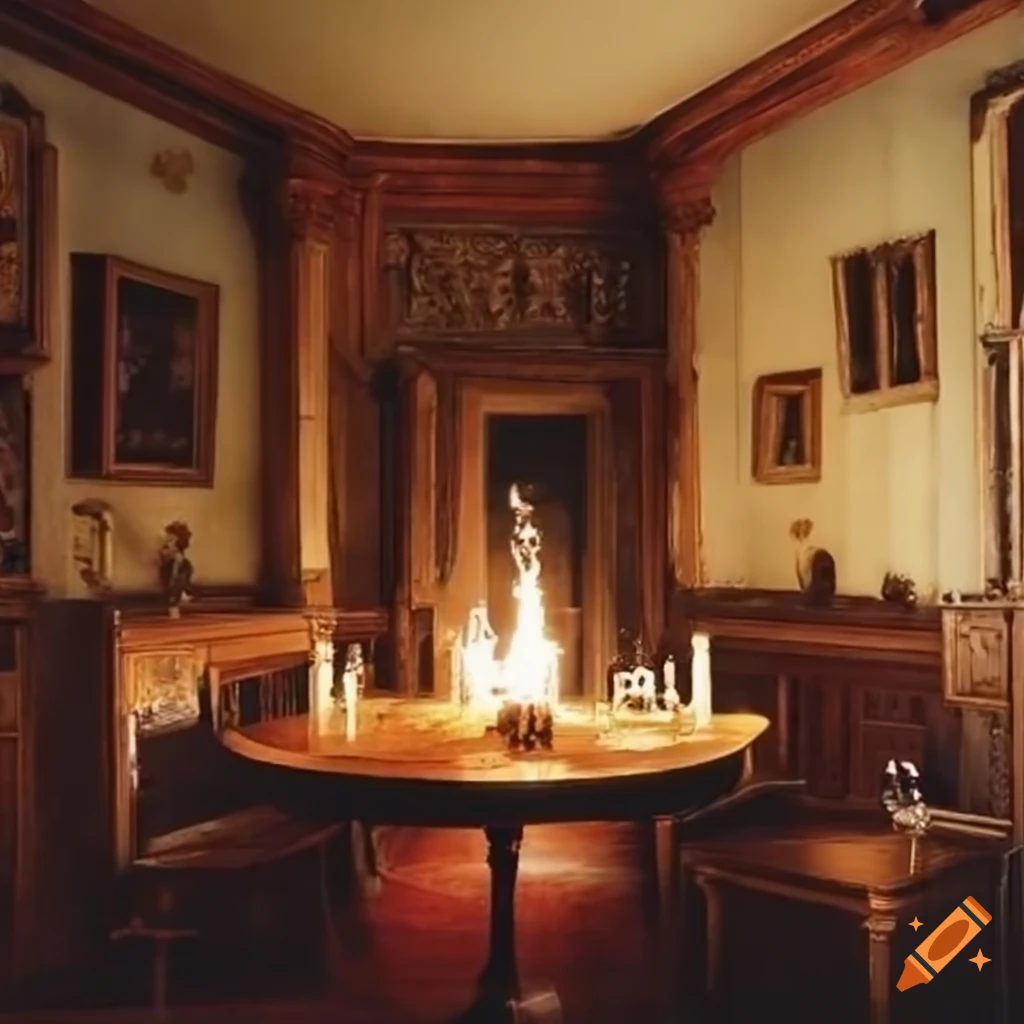 Interior of a popular 18th century inn in vendée on Craiyon