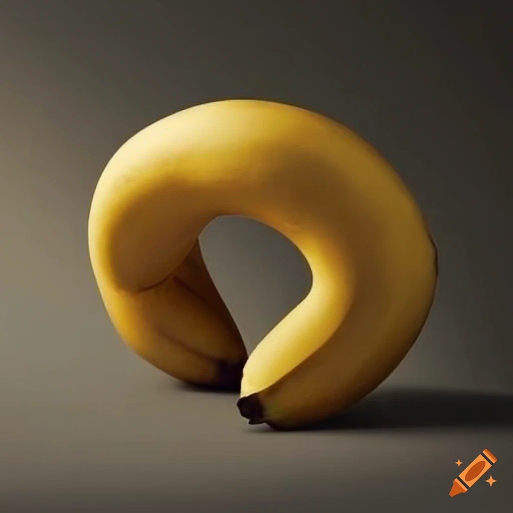 Round banana on Craiyon