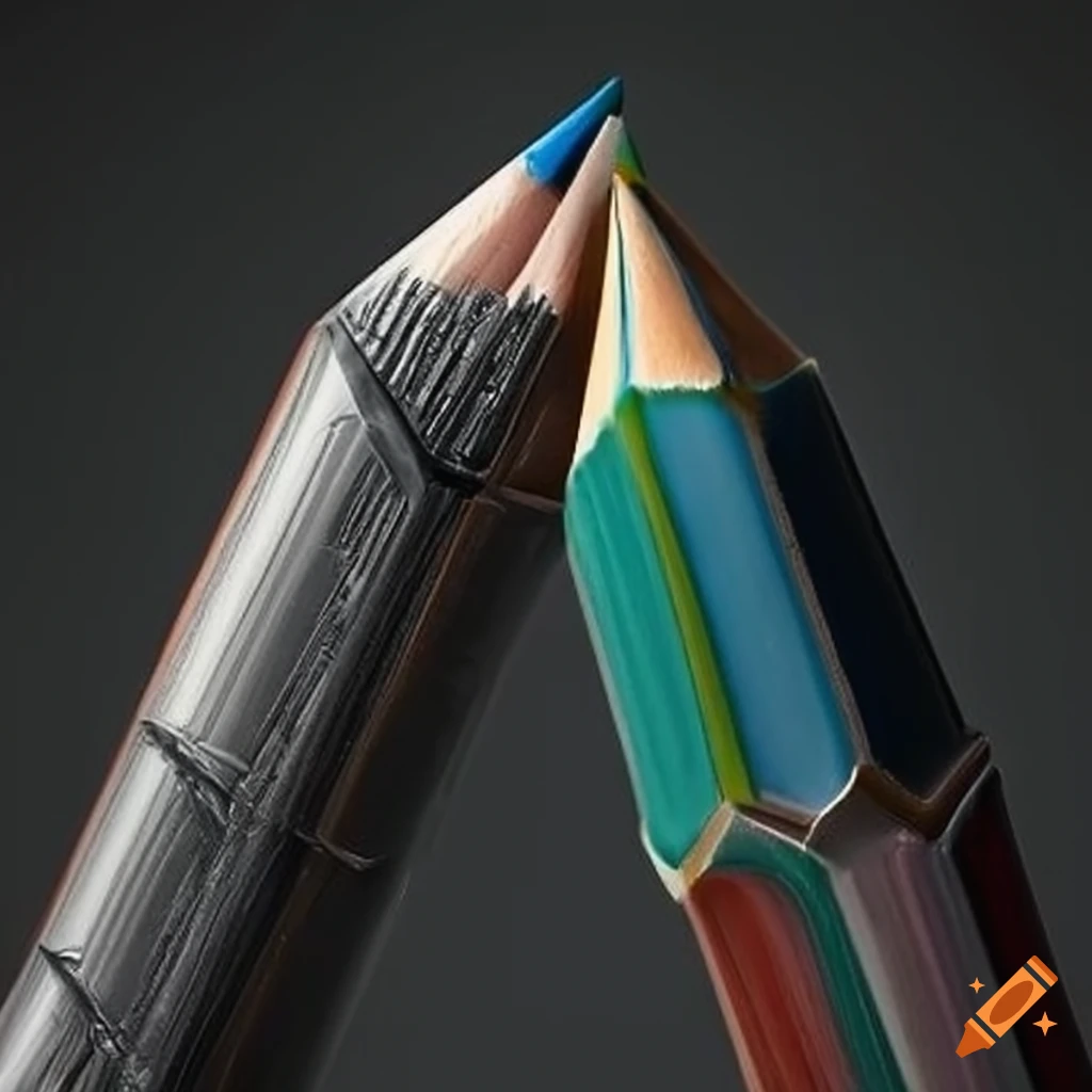 Futuristic pencil design on Craiyon