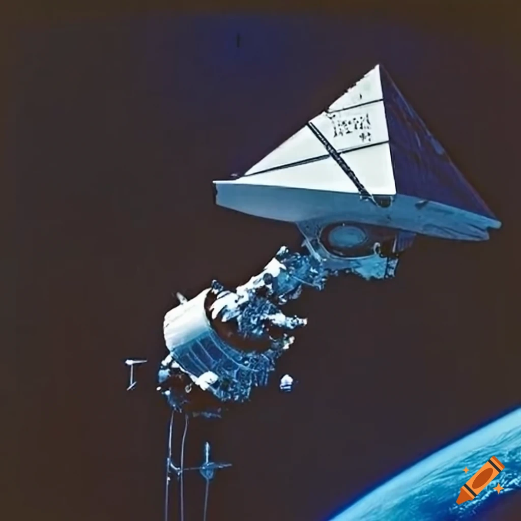 Nasa's 'alien pyramid spacecraft' docking with voyager 1 in deep space ...