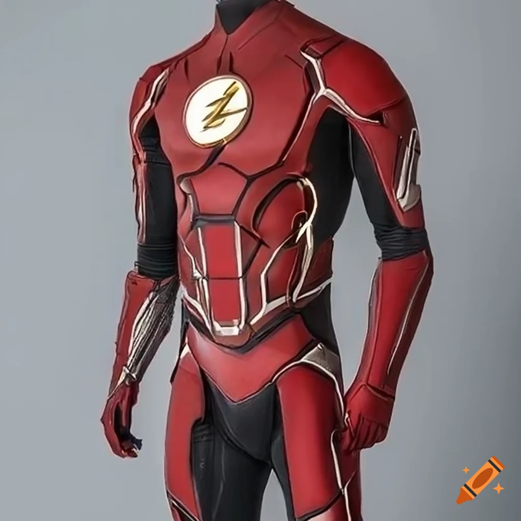 Sci-fi superhero suit inspired by killmonger and the flash with red ...