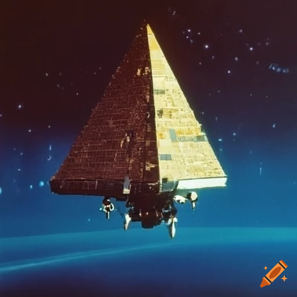Nasa's 'alien pyramid spacecraft' docking with voyager 1 in deep space ...