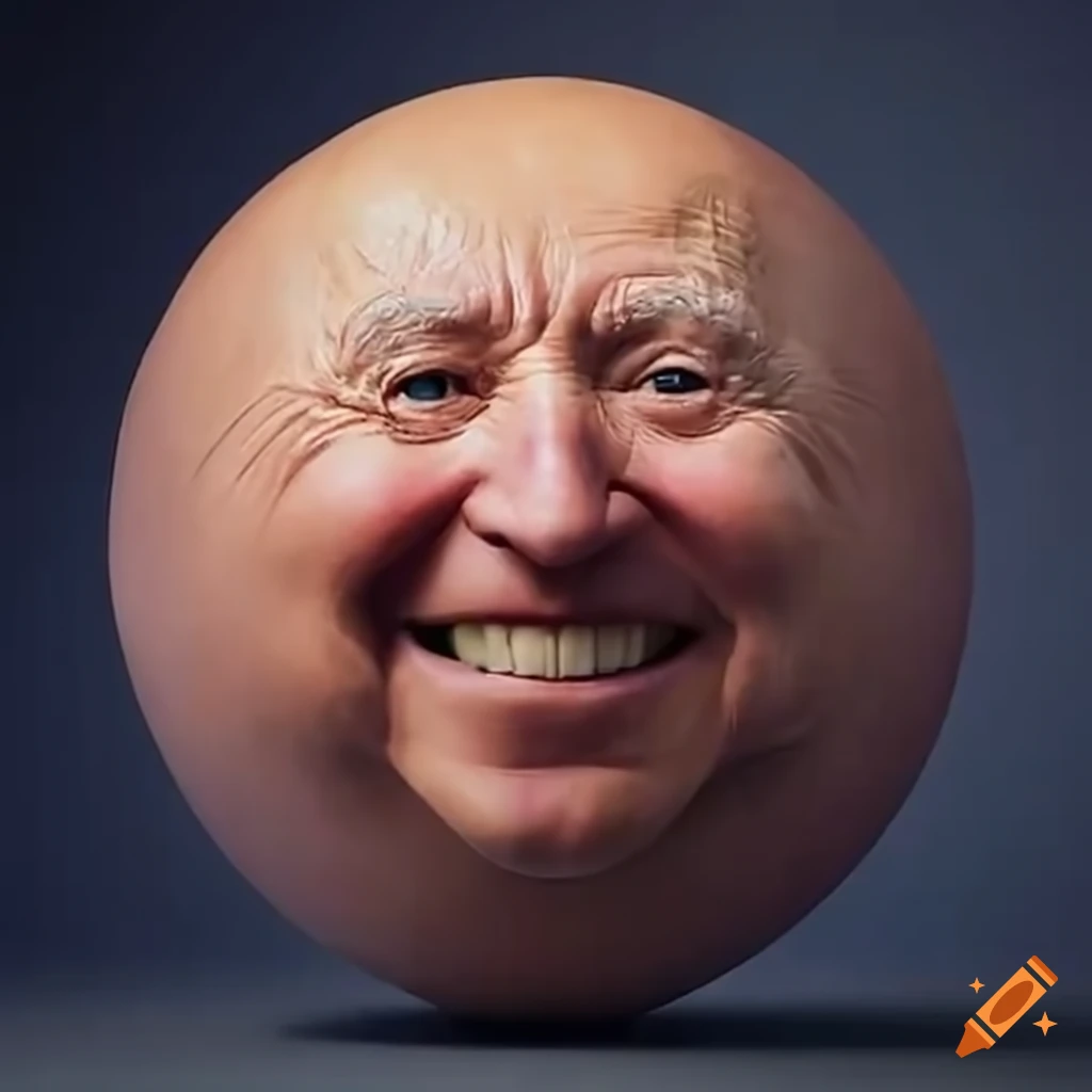 Humorous stress ball in the shape of Joe Biden crouched into a ball on ...