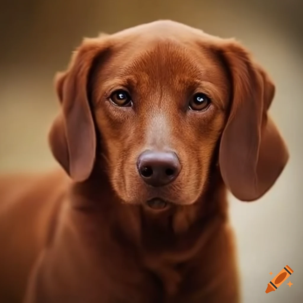 Un perro marrón on Craiyon