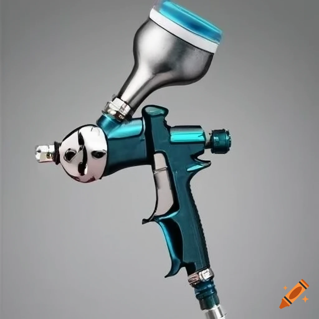Graffiti-style automotive spray gun on Craiyon