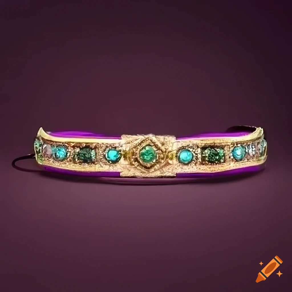 Adorned magic belt from the front view on Craiyon