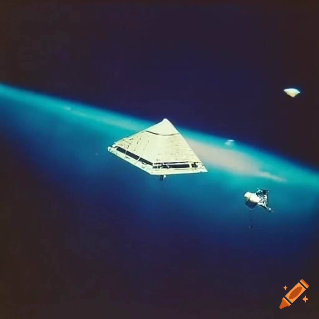 Nasa's 'alien pyramid spacecraft' docking with voyager 1 in deep space ...