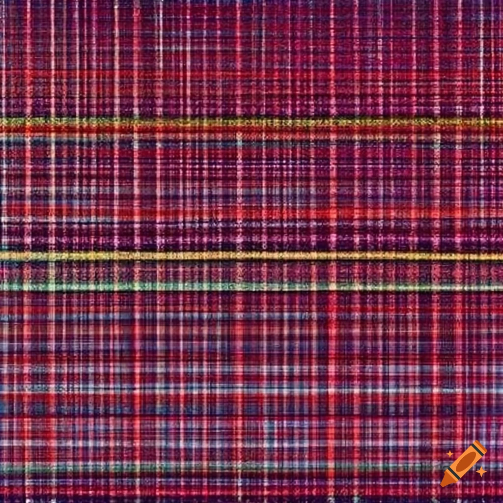 Grid pattern with thin and thick warp and weft lines on Craiyon