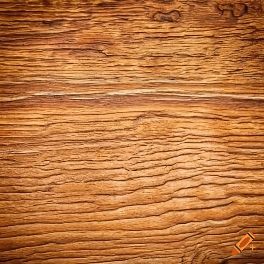 Close-up of intricately grained wood texture in high definition on Craiyon