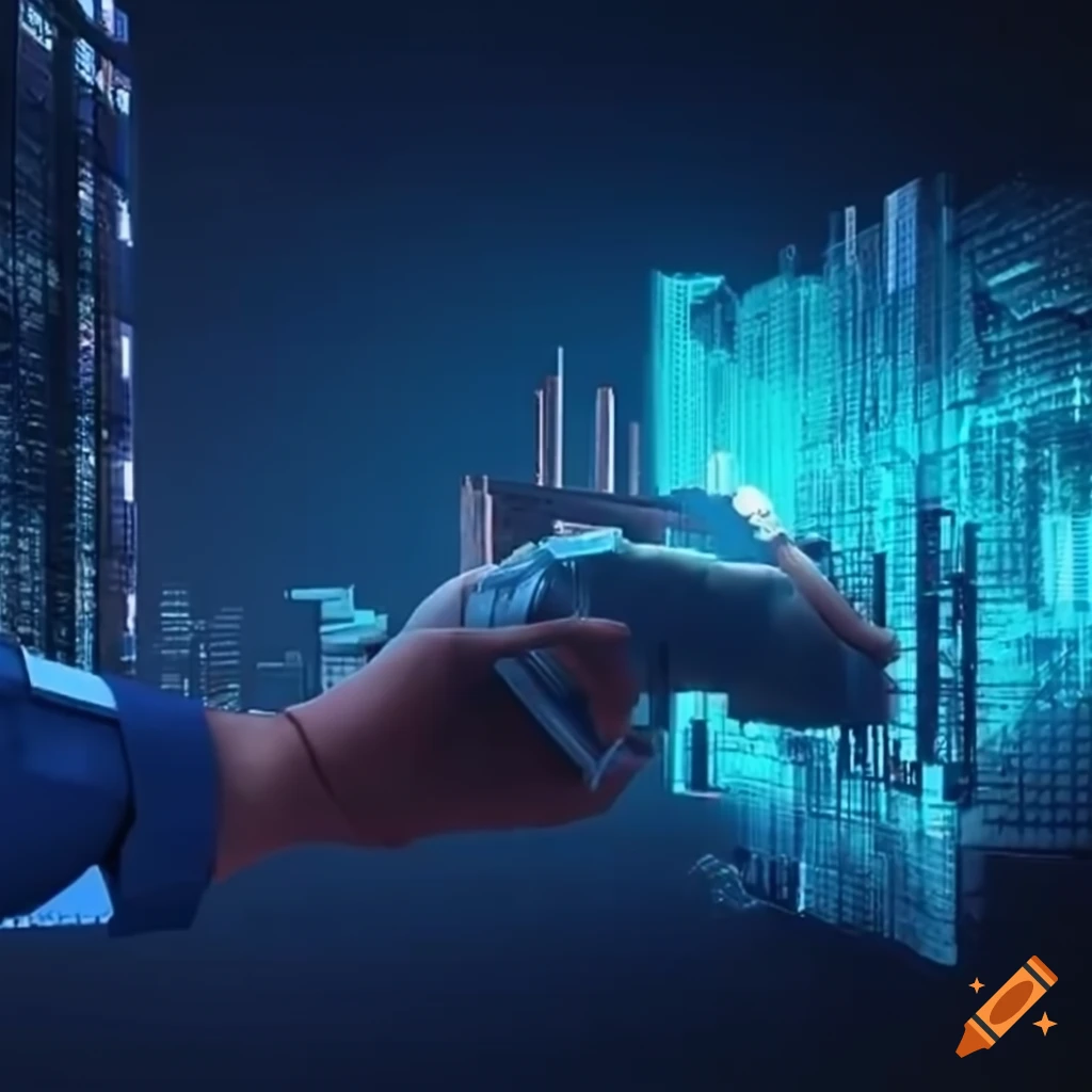 Digitalisation construction on Craiyon