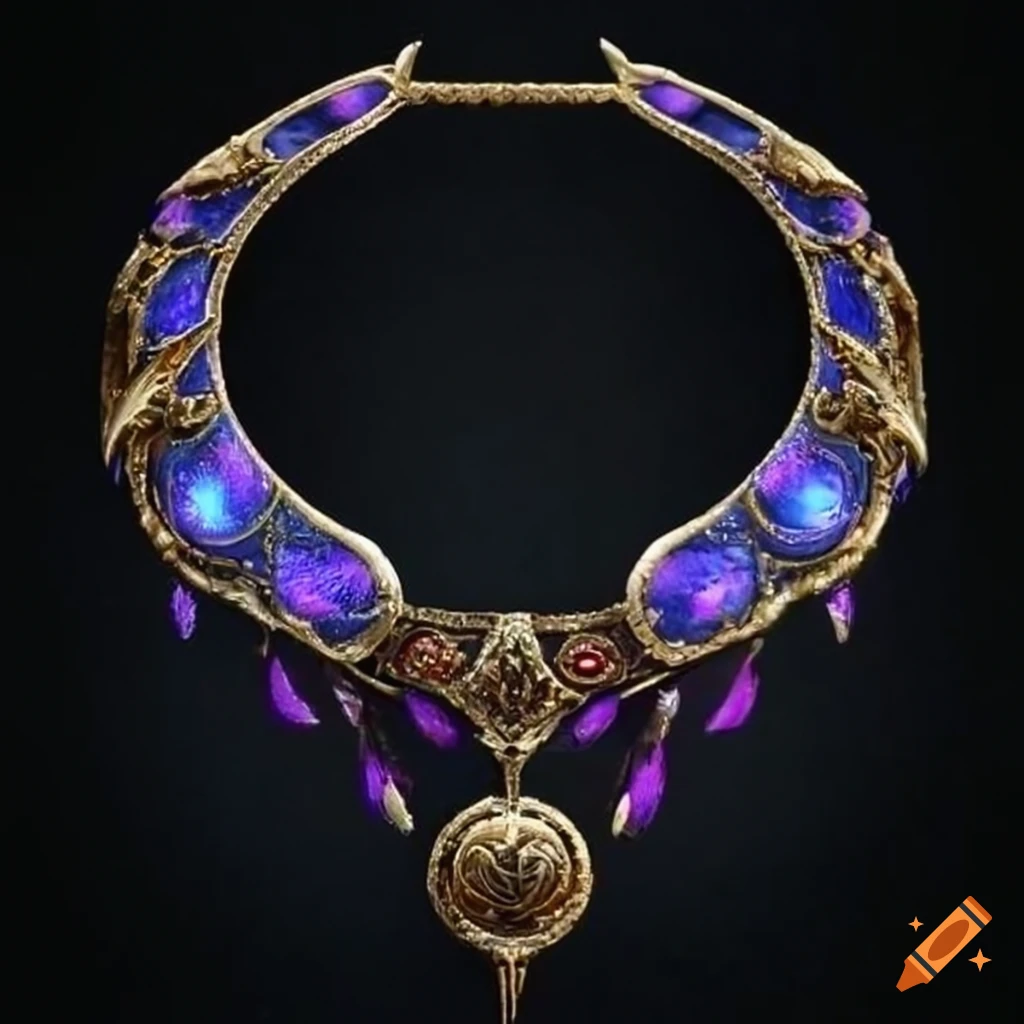 Adorned magic war belt from the front view on Craiyon