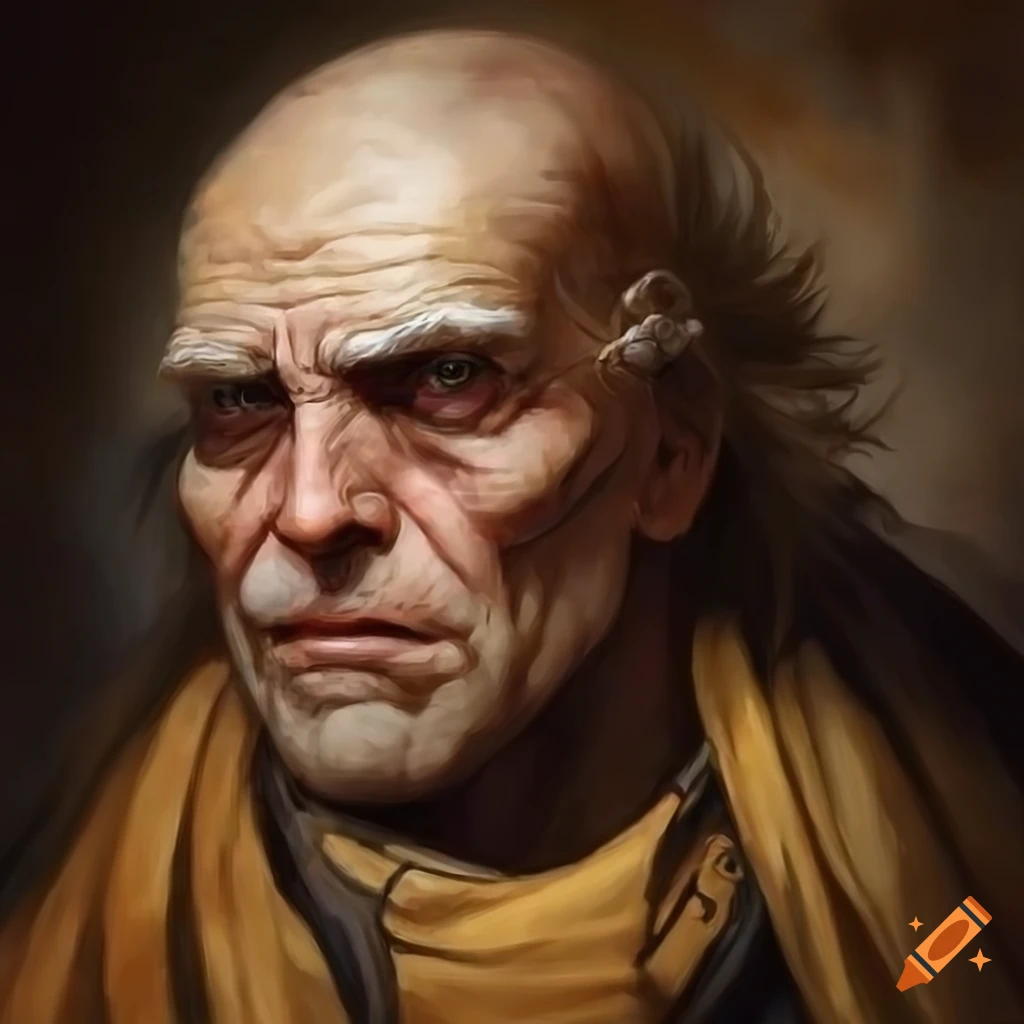 Hyper-realistic steampunk character portrait with medieval fantasy ...