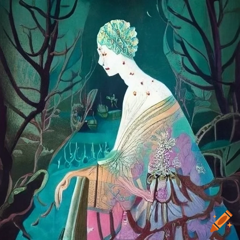 Highly detailed illustrations by kay nielsen on Craiyon