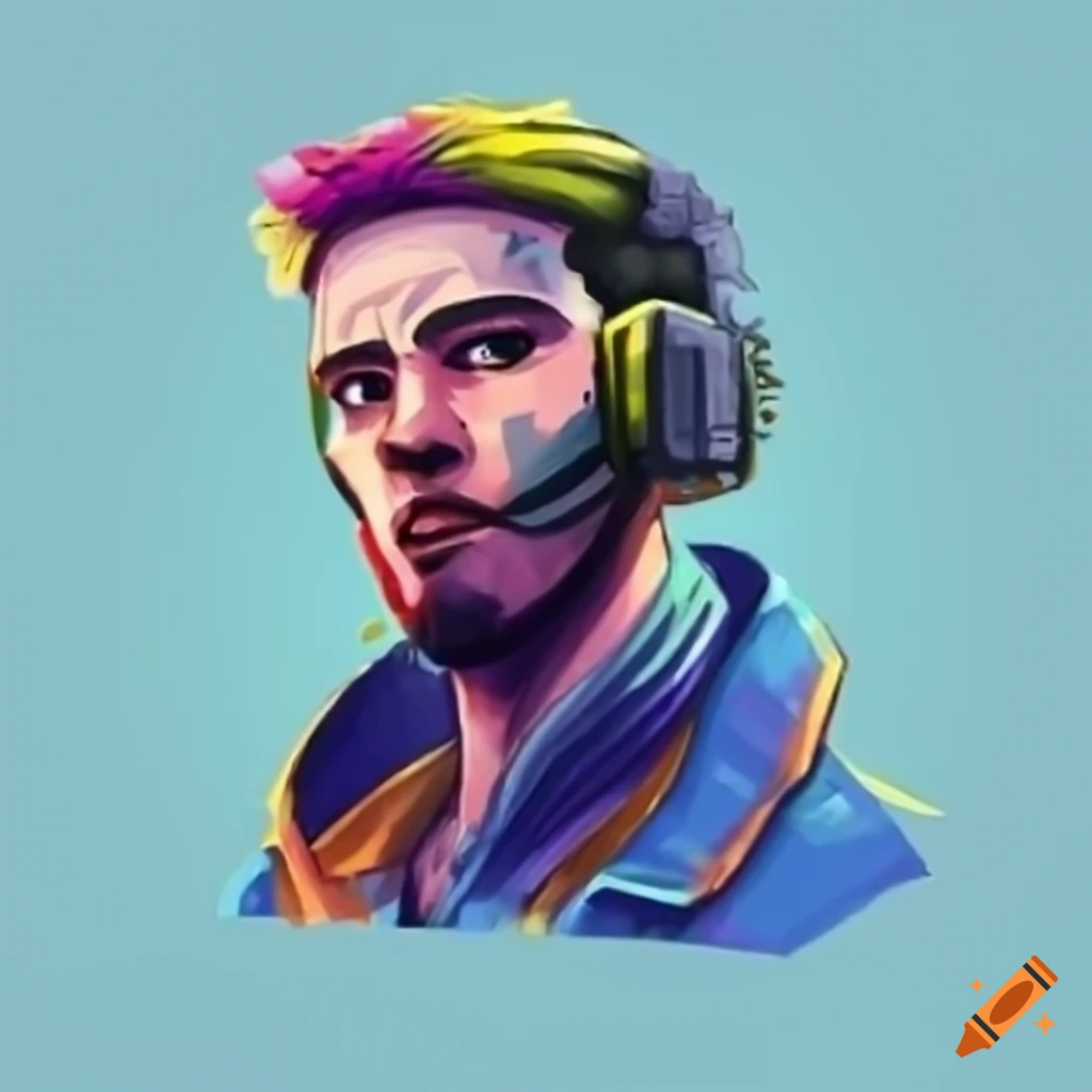 Twitch profile picture for gaming streams on Craiyon