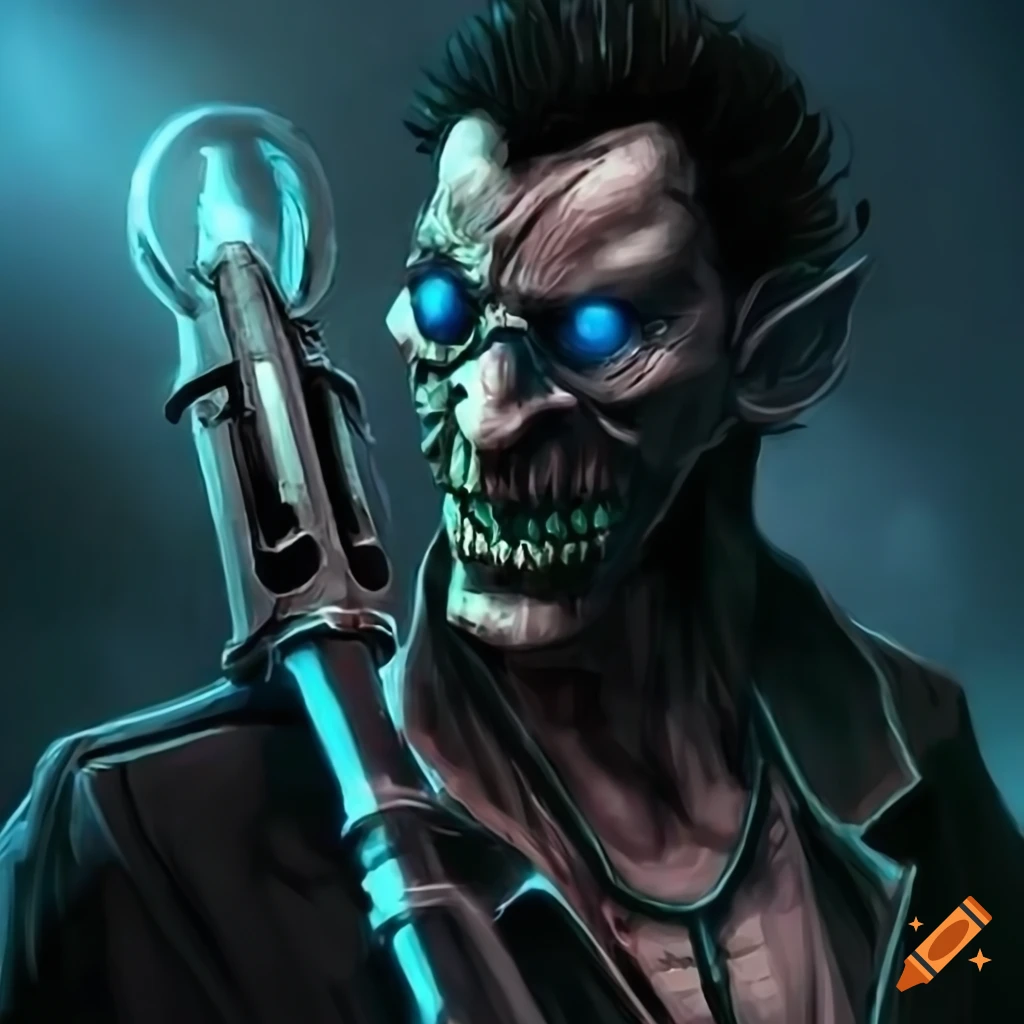 Futuristic evil doctor on Craiyon