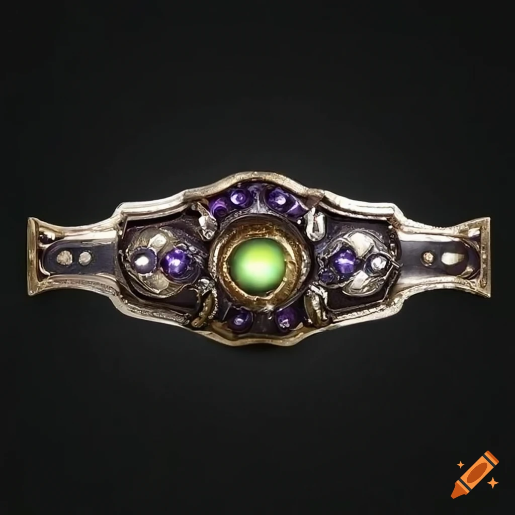 Adorned magic shiny war belt on Craiyon