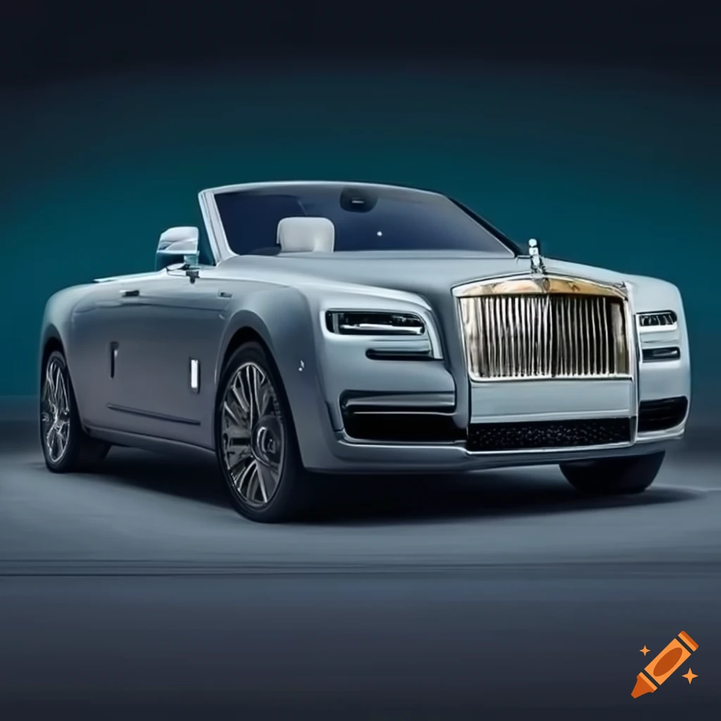 2024 Rolls-Royce Ghost LWB 4-door convertible on Craiyon