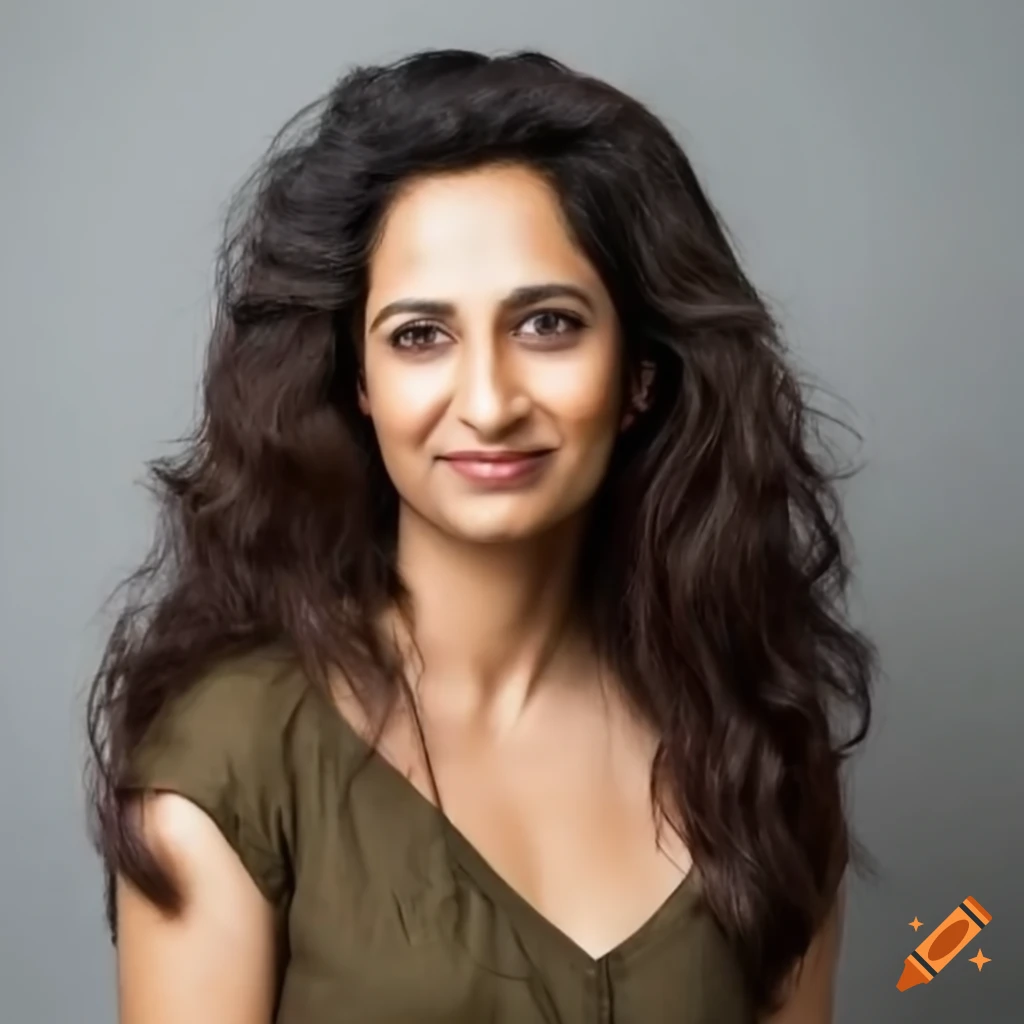 Professional headshot of Aisha Sharma in the tech industry on Craiyon