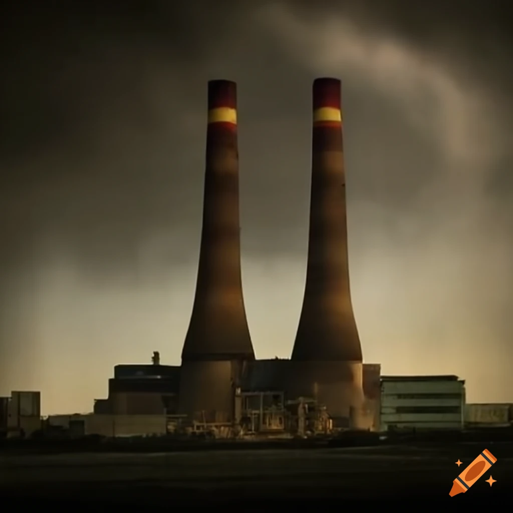 Apocalyptic power plant on Craiyon